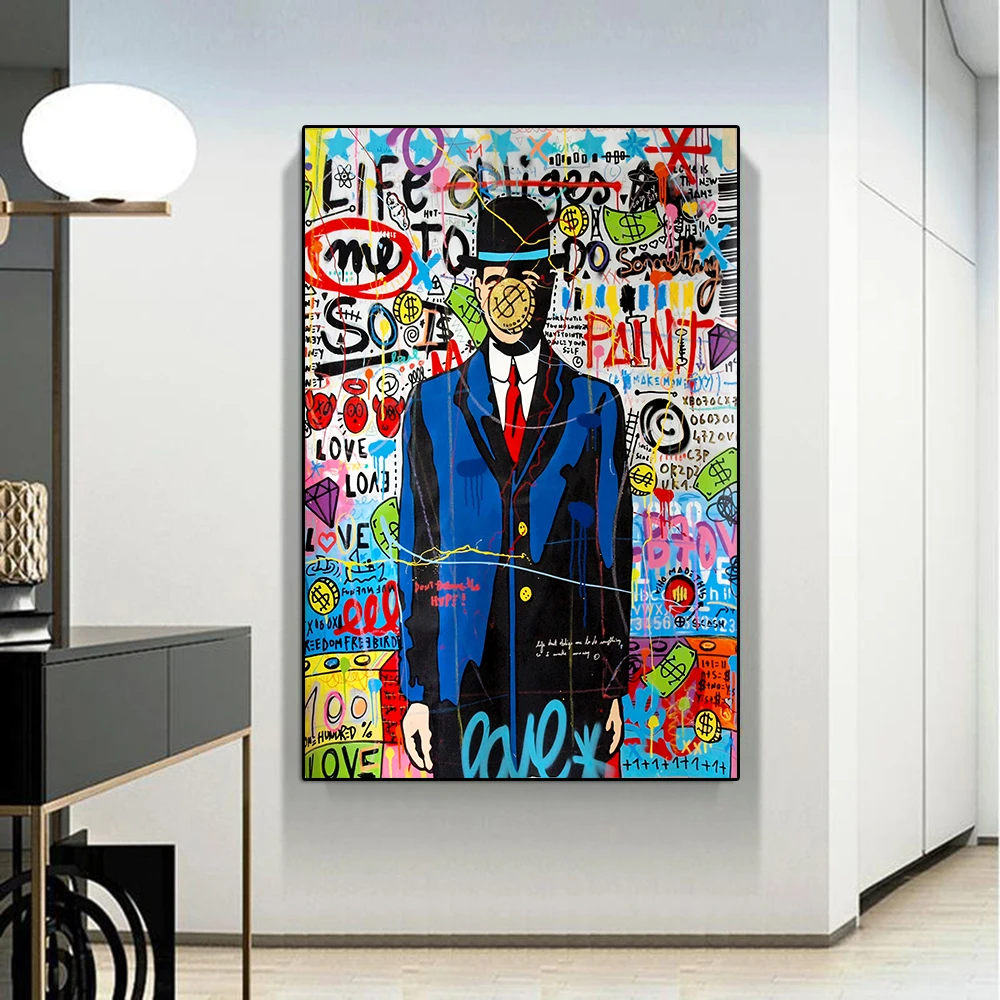 Magritte Son Of Man Parody