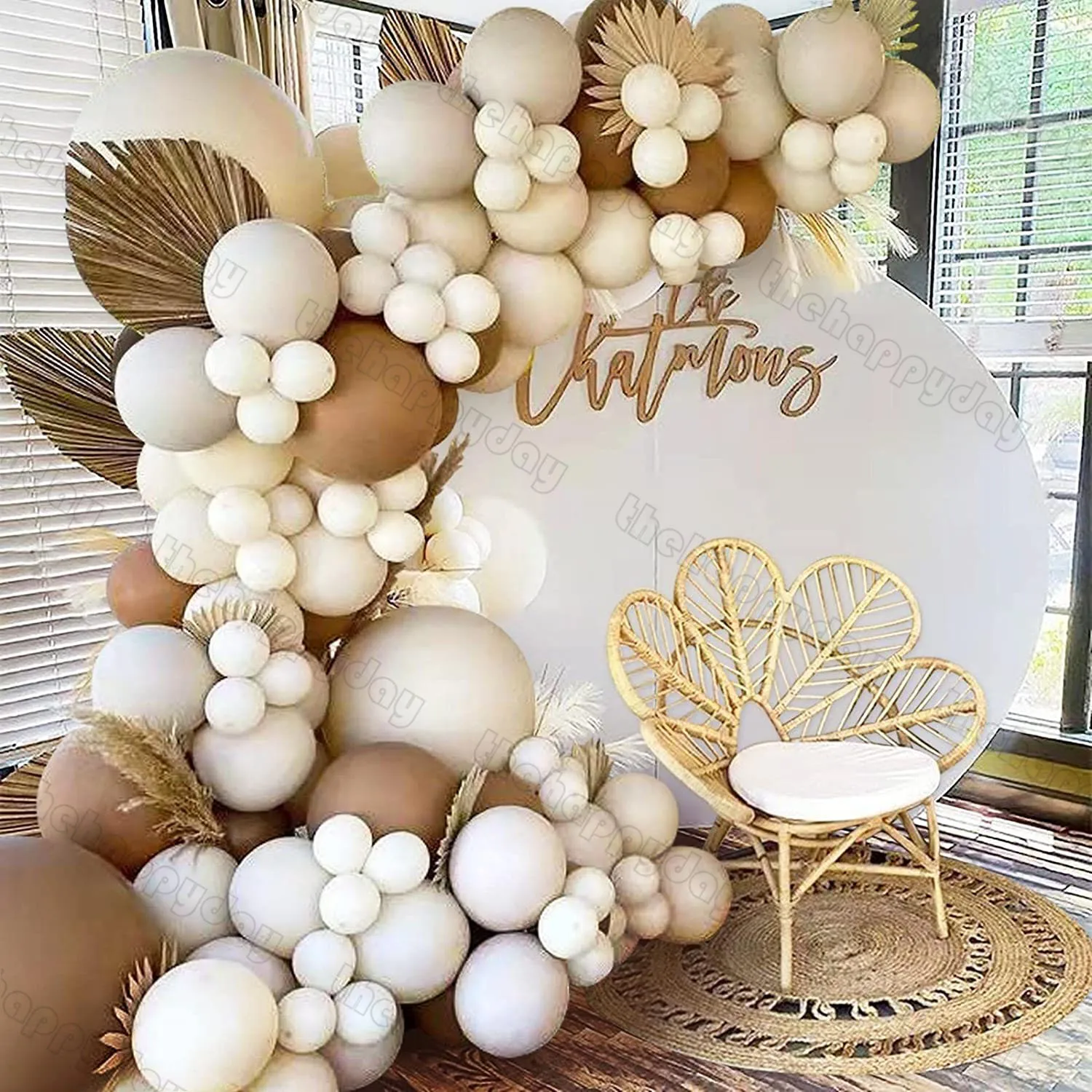 White Balloon Garland Kit | Balloon Garland Kit Nude | Neutral Balloon ...