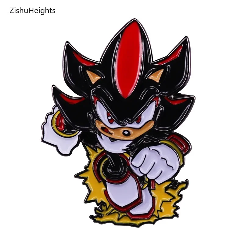 Dropshipping Copilot - Shadow The Hedgehog Hard Enamel Pins Cartoon ...