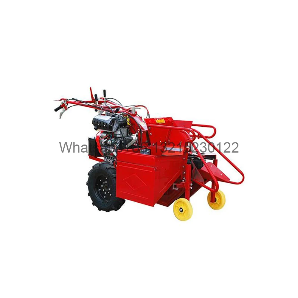 Diesel-Electric-Start-Small-Corn-Combine-Harvester-Corn-Harvester-Straw ...