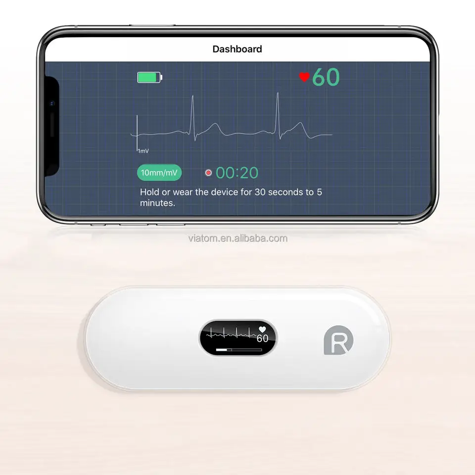 Handheld-ECG-Monitor-for-Wireless-Bluetooth-Heart-Without-metal ...