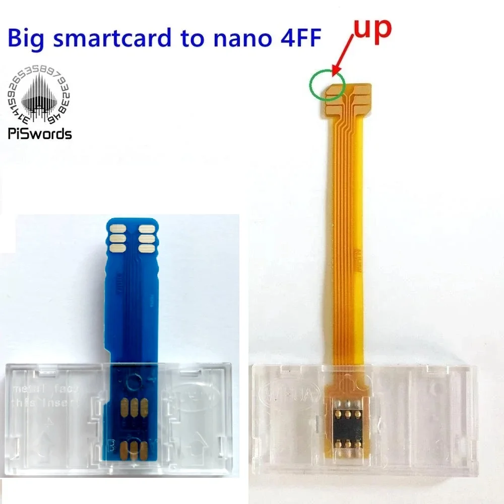 smartcard-converter-to-Vertical-nano-sim-usim-card-4FF-adapter ...
