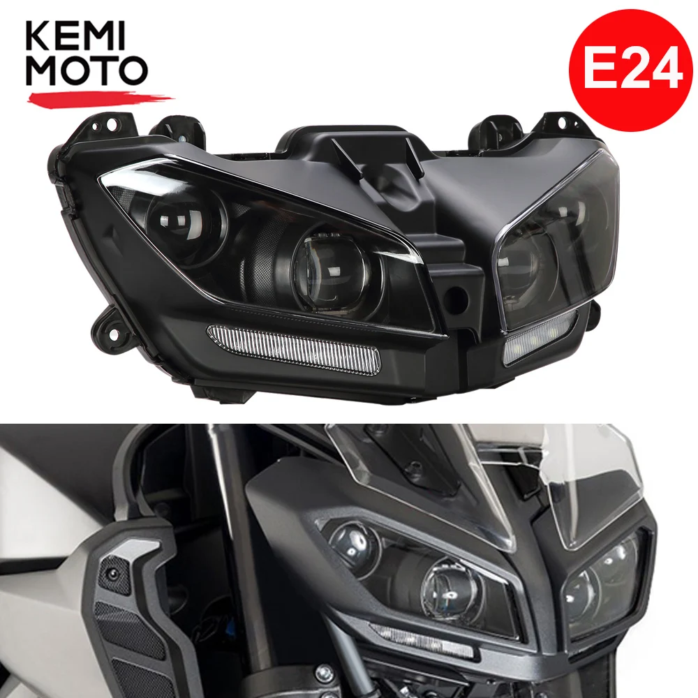 Motorcycle-LED-Headlight-Moto-LED-Lamp-DRL-Plug-And-Play-Waterproof-For ...