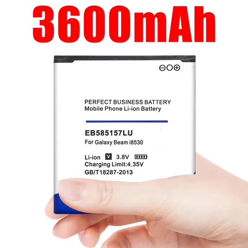 3600mah-Eb585157lu-Li-ion-Cell-Phone-Battery-for-Samsung-I8552-I8558 ...