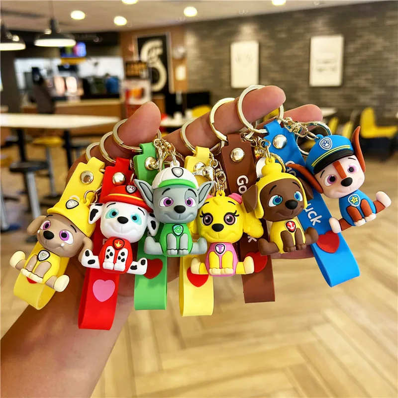 Paw-Patrol-Anime-Keychain-Pendant-Ryder-Marshall-Rubble-Chase-Keychain ...