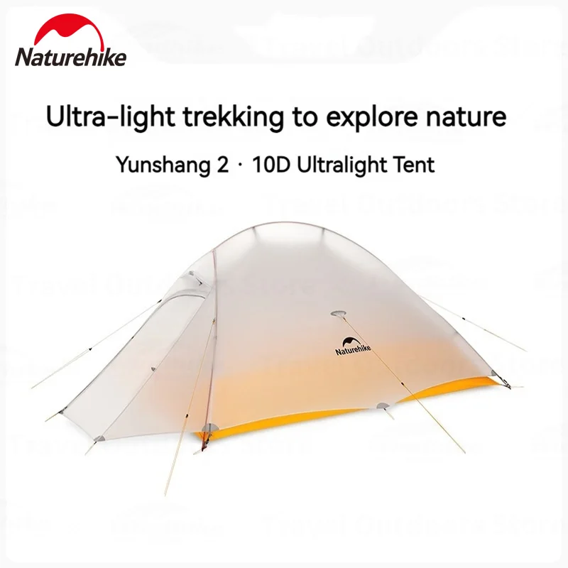 Naturehike Cloud Up 10D Nylon Camping Tent Ultralight Portable 2 People ...