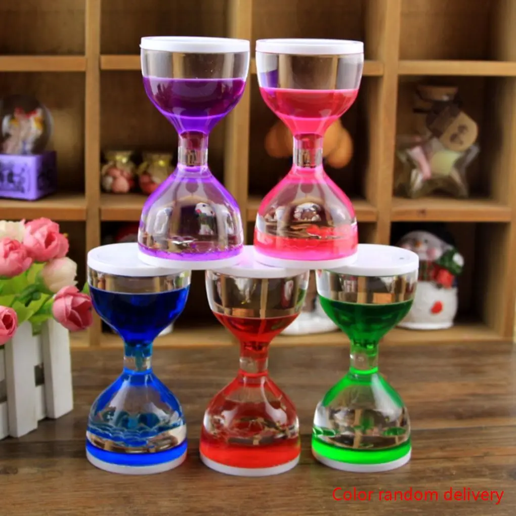 Oiling Cup Liquid Timer Yoga Slim Hourglass Crystal Liquid Hourglass ...