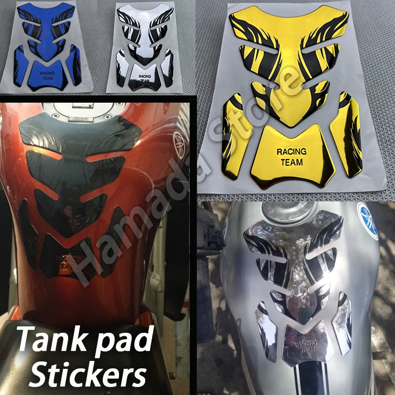Tankpad-Sticker-Fishbone-3D-Tank-pad-Stickers-Oil-Gas-Protector-Cover ...