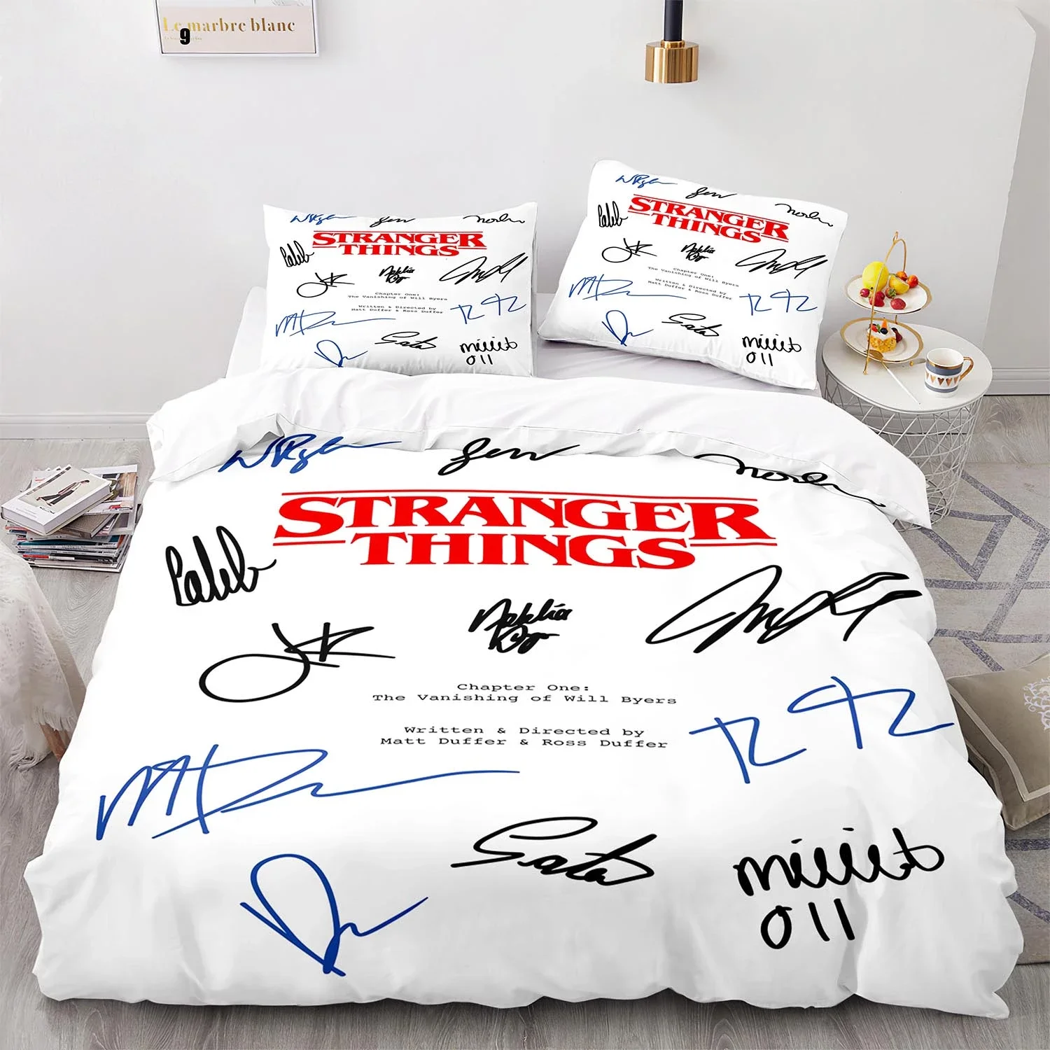 Stranger Things Bedding Set Quilt Cover 3D Printed Bed Set Spead Child ...