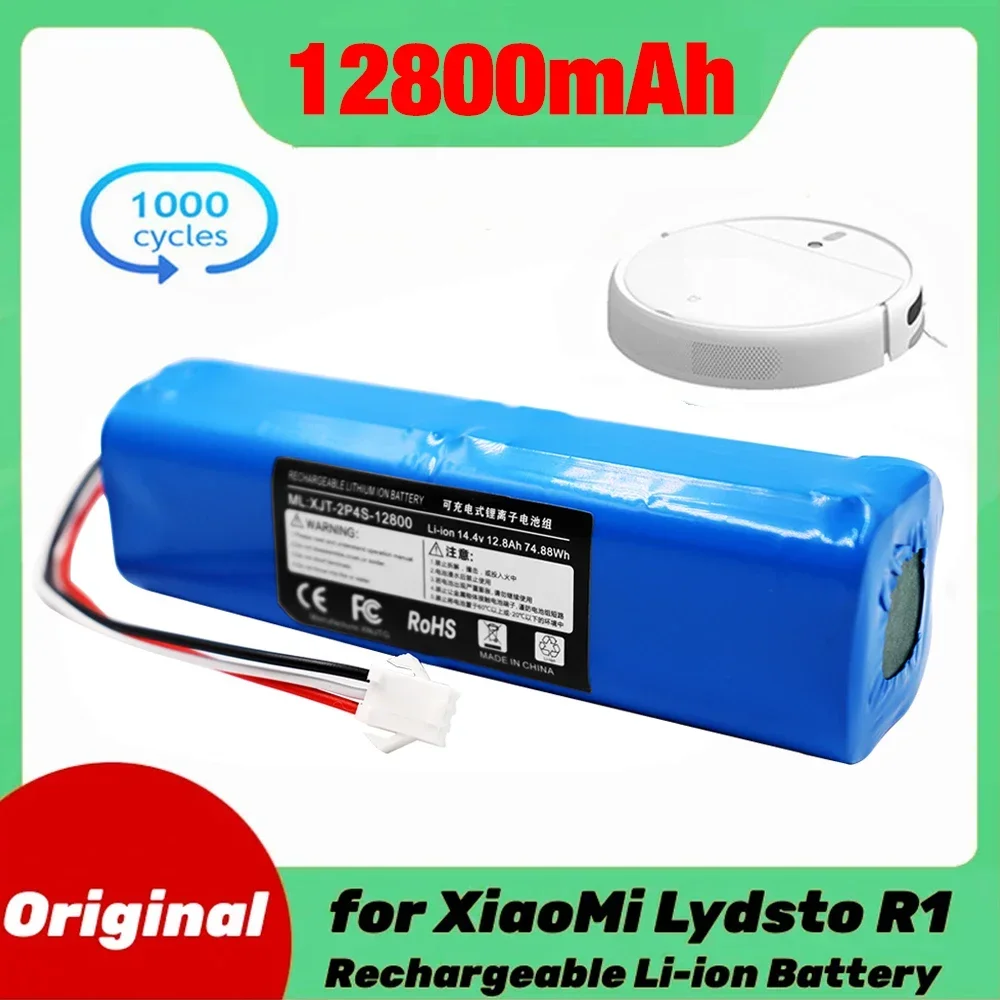 Original-Genuine-12800mAh-For-XiaoMi-Lydsto-R1-Rechargeable-Li-ion ...