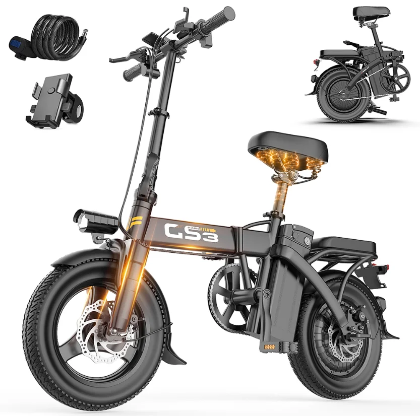 GS3 250W 48V 15AH Aluminum alloy electric bicycle, ultra lightweight ...