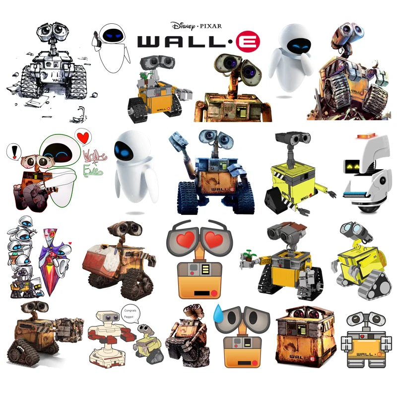 Disney-children-s-movies-WALL-E-clothes-stickers-Cute-Robots-Iron-on ...