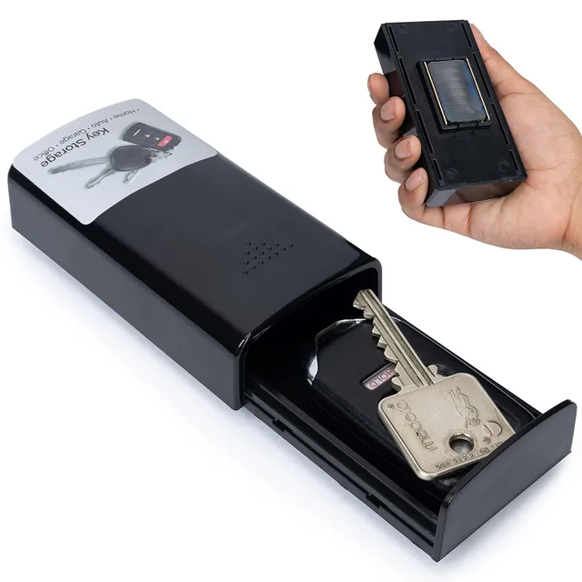 Magnetic Key Storage Box Magnetic Key Storage Case - Portable Car Key ...