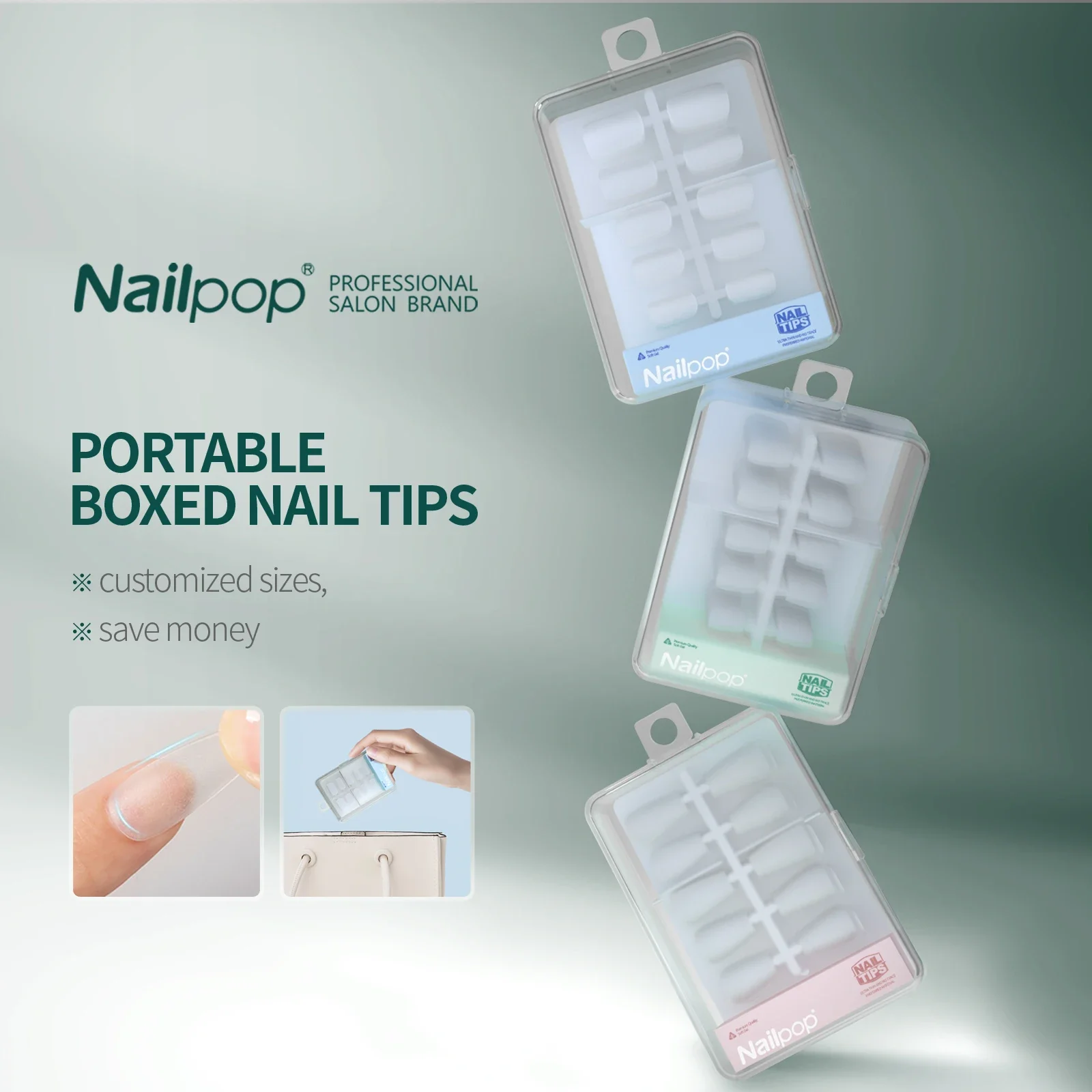 Nailpop-Finger-False-Nails-Capsule-American-Gel-X-Nail-Art-Design-for ...