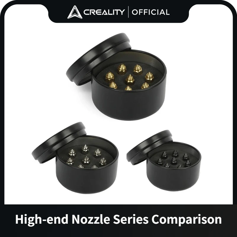 CREALITY New High-end Brass Nozzle Kit or Copper Alloy Nozzle Kit or ...