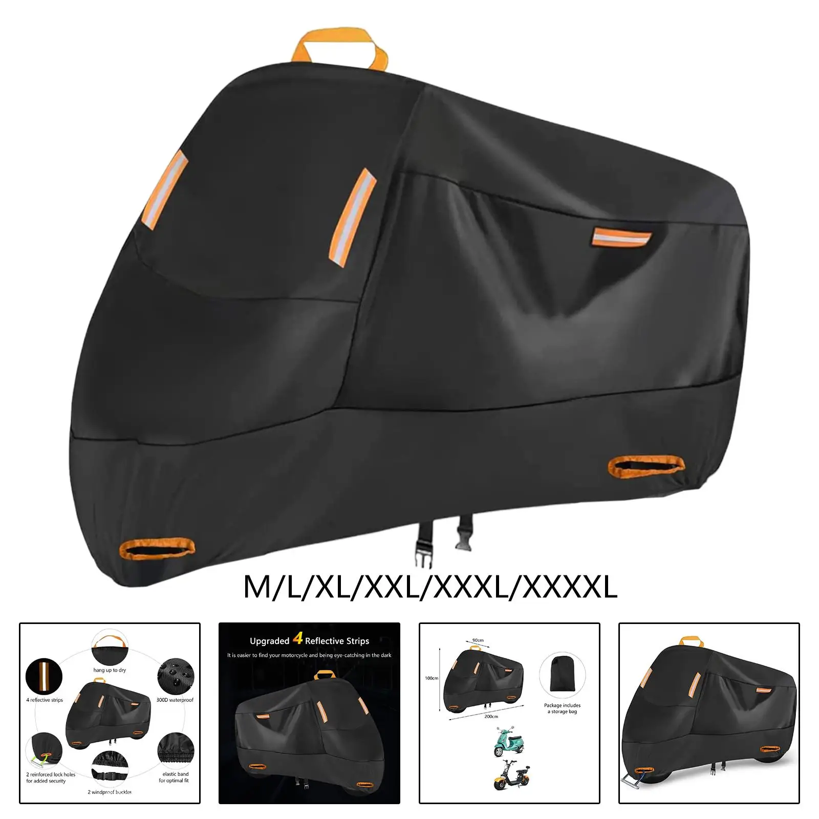 210D-Motorcycle-Cover-Waterproof-2-Windproof-Buckles-Motocross-Rain ...