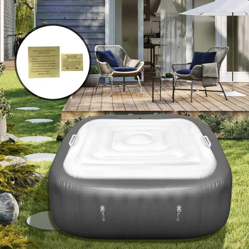 Inflatable Hot Tub Thermal Cover Foldable UV-Resistant Insulation ...