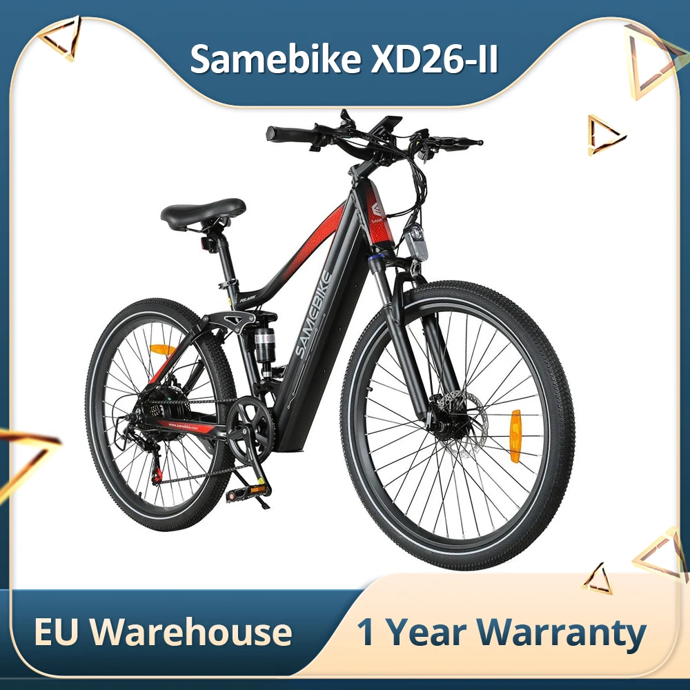 Samebike-XD26-II-Electric-Bike-750W-Motor-48V-14Ah-Battery-26-2-1in ...