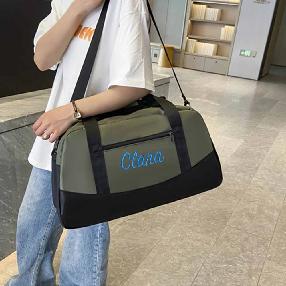 Personalized-Custom-Travel-Bags-Fitness-Sports-Bags-Embroidered-Name ...
