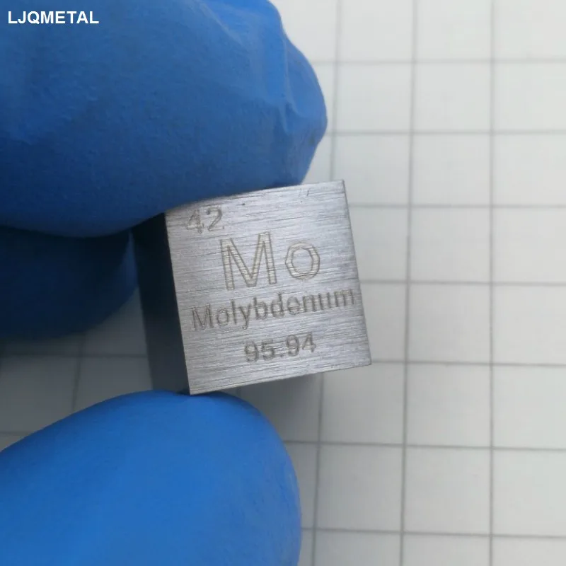 10mm Molybdenum Cube 99.93% Pure Mo Element Collection Gift Desktop ...