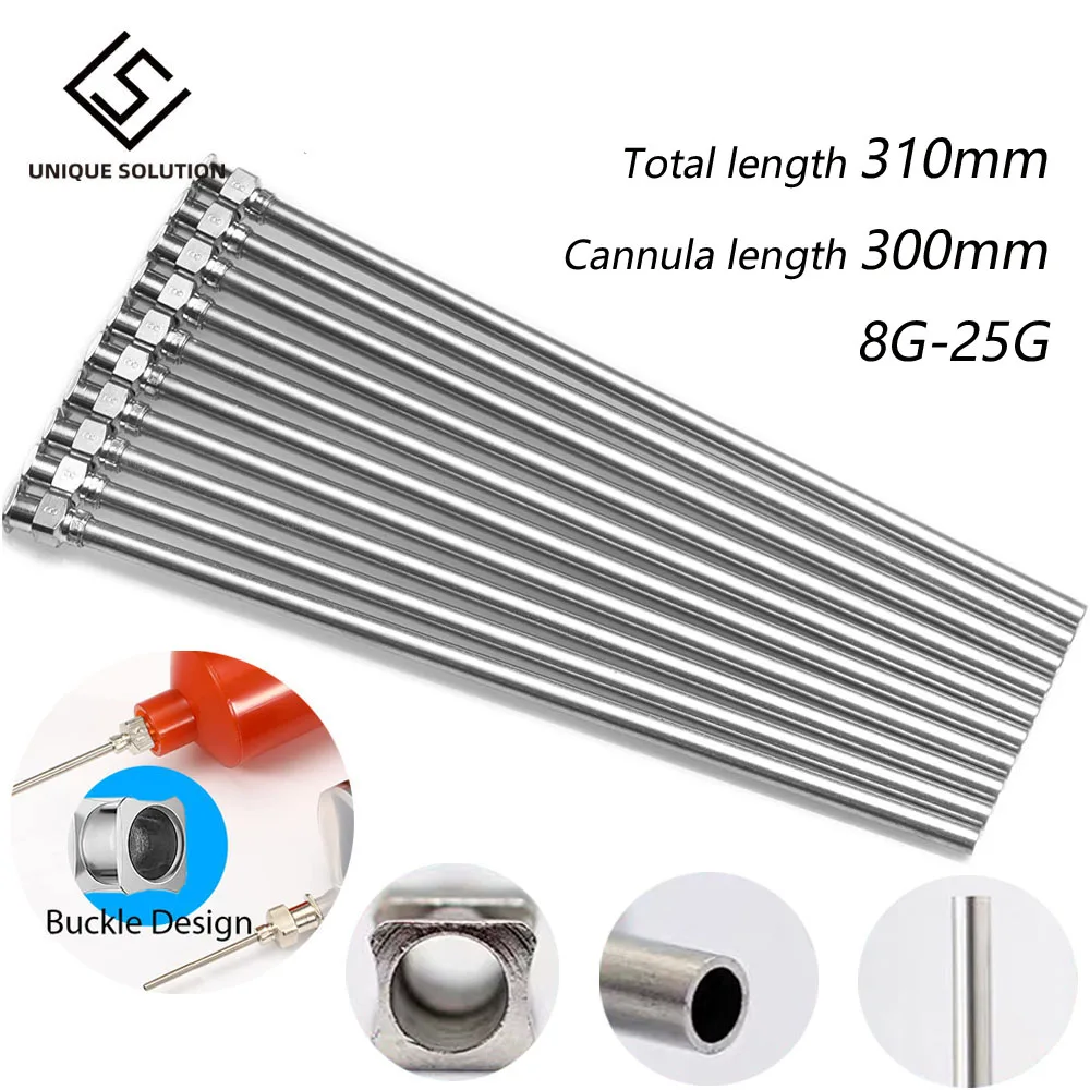 5Pc 300mm Cannula Length Dispensing Needle (8G,10G,11G,12G..19G,20G ...