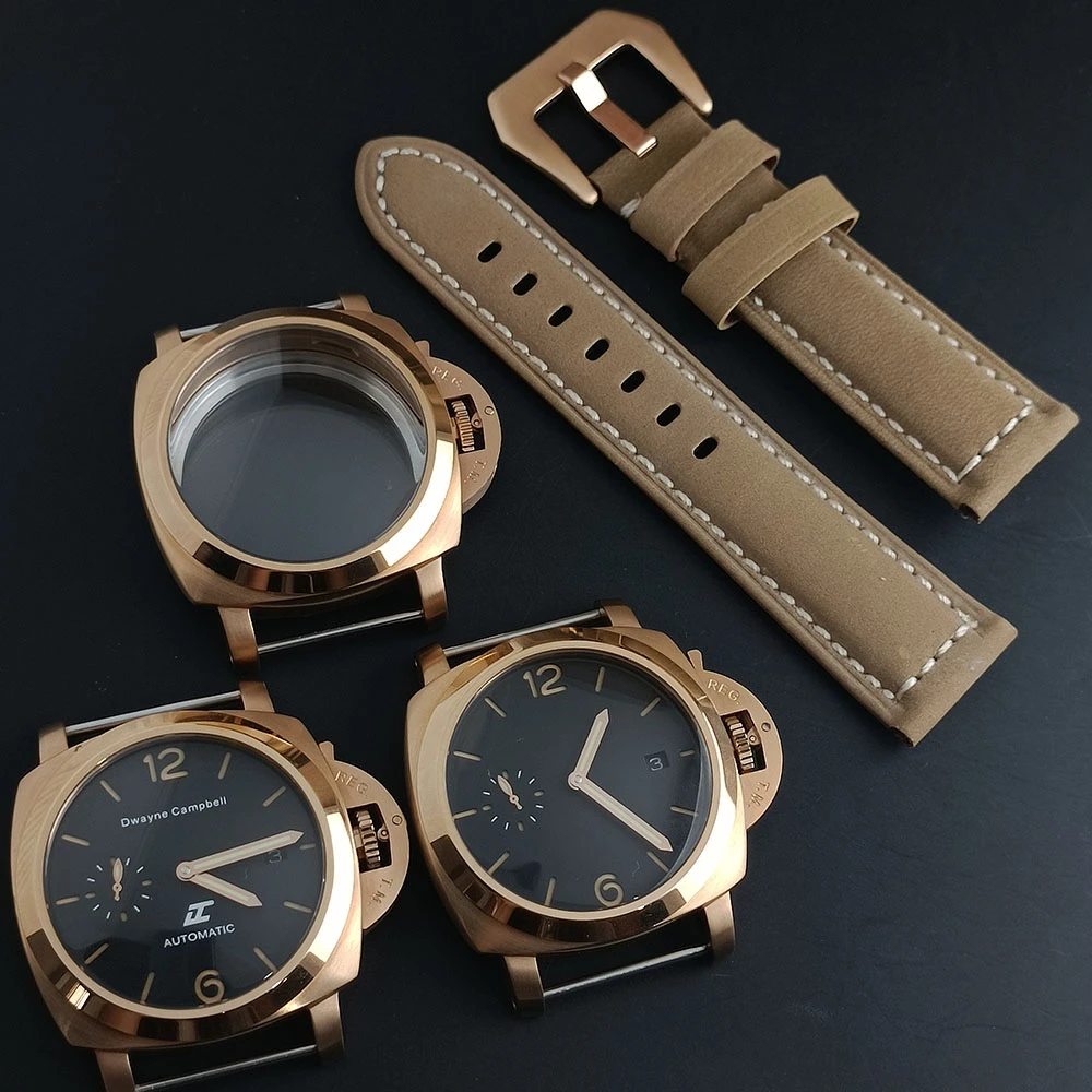 41mm St2555 Movement Rose Gold Case Stainless Steel Case Men Automatic ...