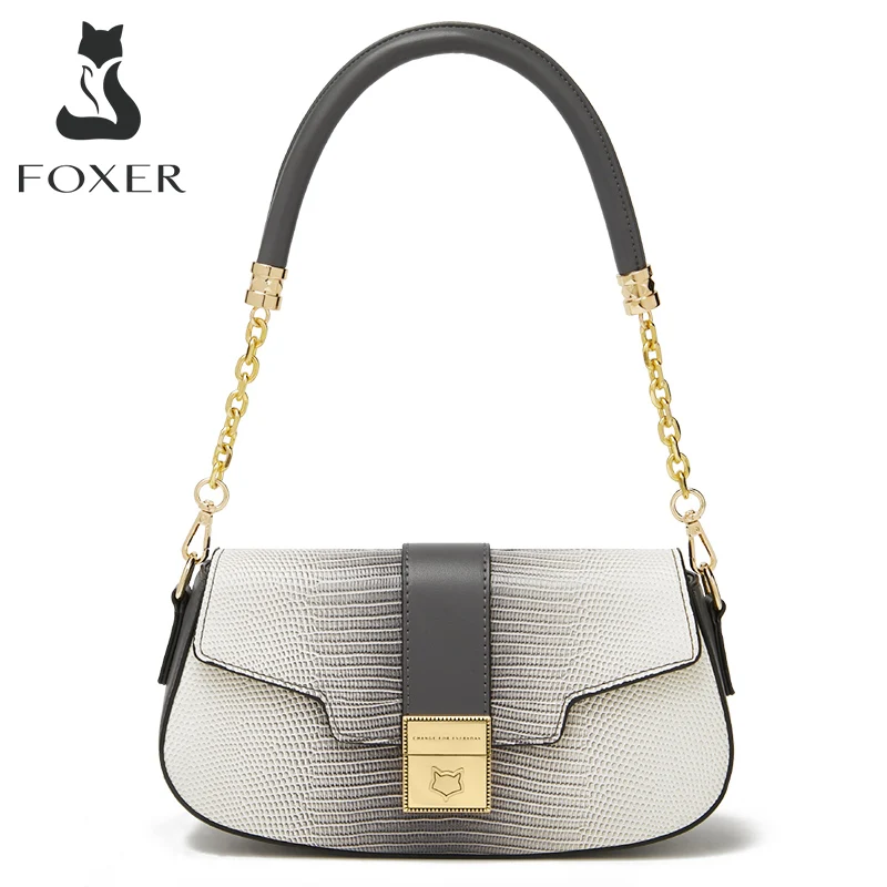 FOXER New Fashion Women Shoulder Messenger Armpit Bag Lady PU Faux ...