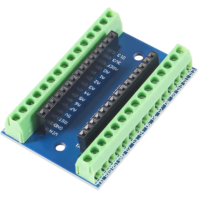 Nano Terminal Adapter Shield Expansion Board Compatible with Arduino ...