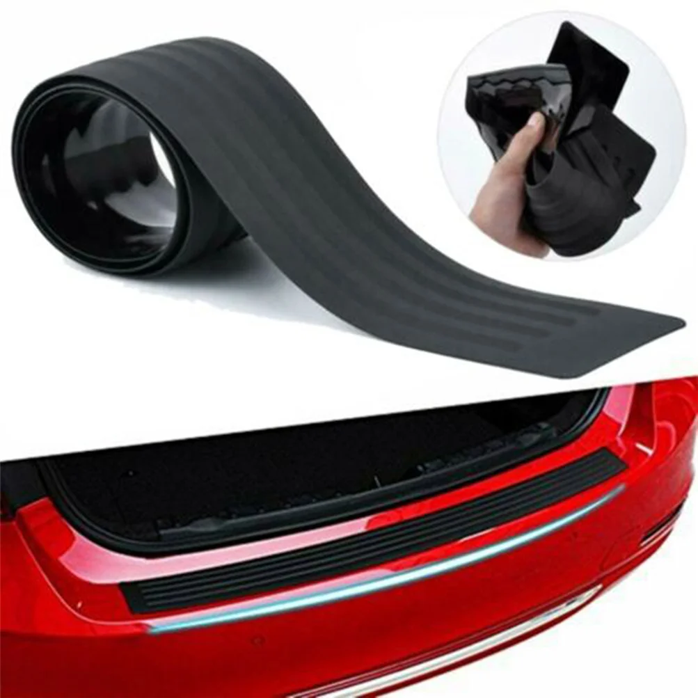 Rear Bumper Protector Trunk Protection Sticker Sill Grard Rubber Strip ...