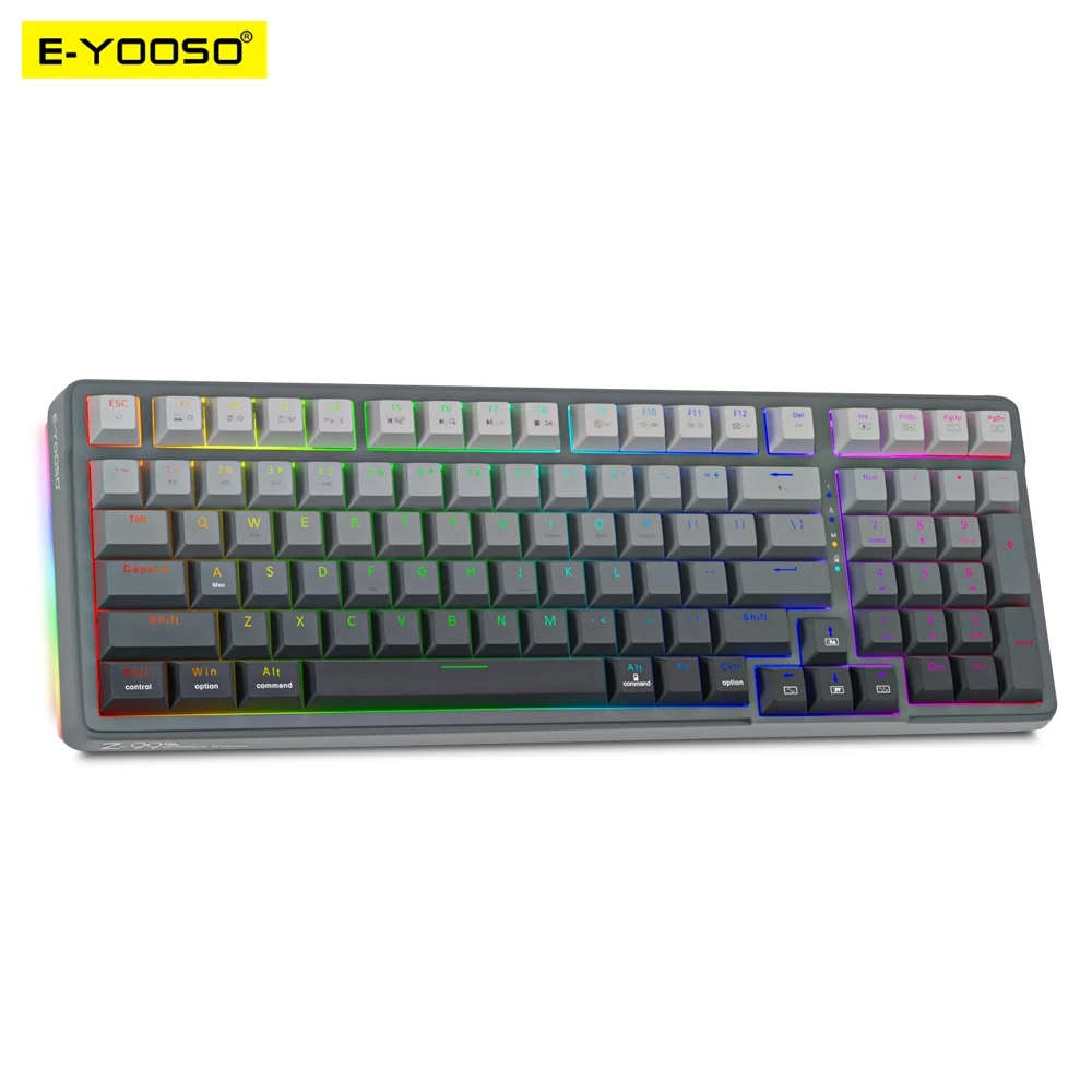 E-YOOO-Z99-RGB-Teclado-mec-nico-sem-fio-para-jogos-Suporta-Bluetooth-5 ...