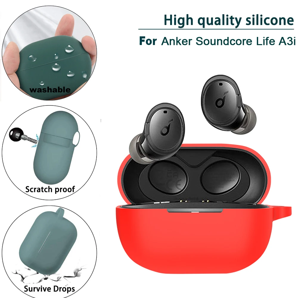 POYATU-Life-A3i-Silicone-Case-For-Anker-Soundcore-Life-A3i-Full ...
