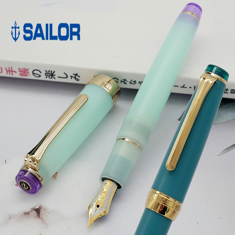 Japanese-Writing-Music-Medium-21K-Gold-Pen-Four-Seasons-Weaving-Rain ...