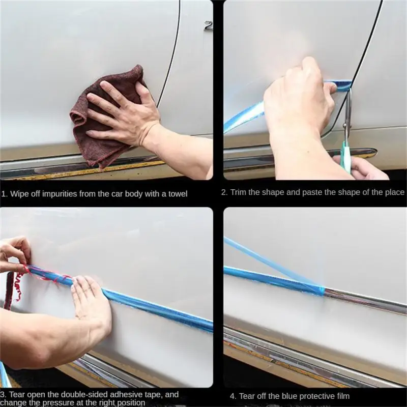 Exterior-Car-Chrome-Body-Strip-Bumper-Auto-Door-Protector-Moulding ...