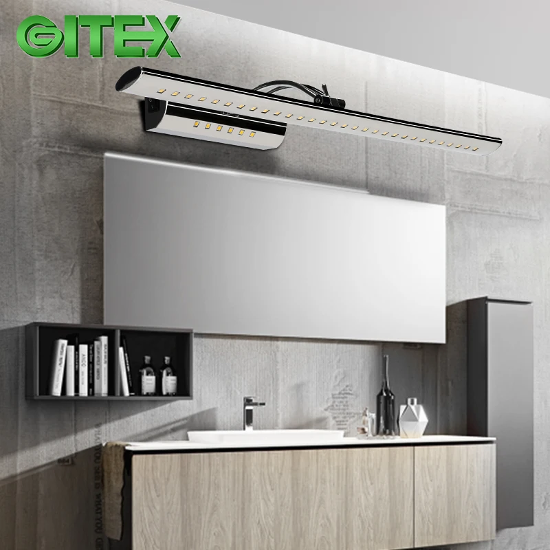 LED-Wall-Light-Stainless-Steel-Mirror-Light-7W-9W-15W-220V-110V-Mounted ...