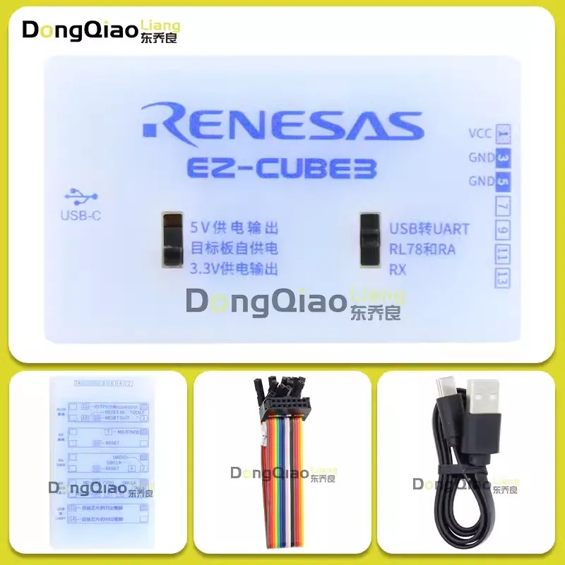Original-spot-EZ-CUBE-3-2-Renesas-SWD-UART-RA-RL78-RX-MCU-programming-debugging-simulation.jpg