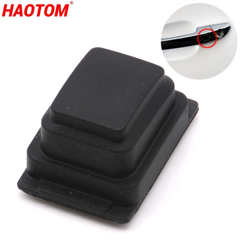 Car Front Door Exterior Door Handle Small Button Switch Cover For ...