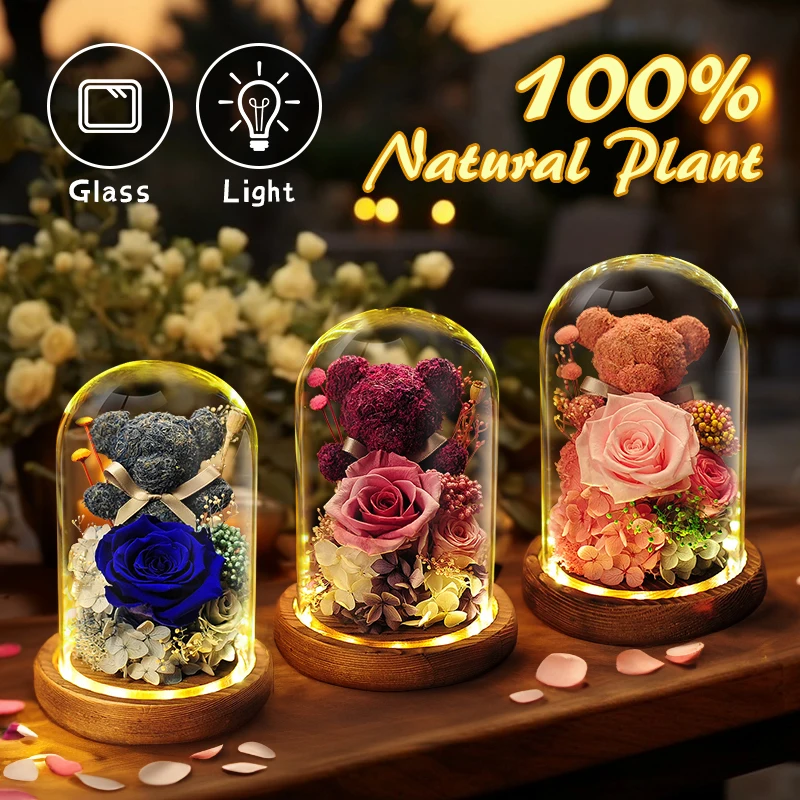 Drop-Shipping-Roses-Fresh-Flowers-For-Delivery-Prime-Today-Glass-Dome ...