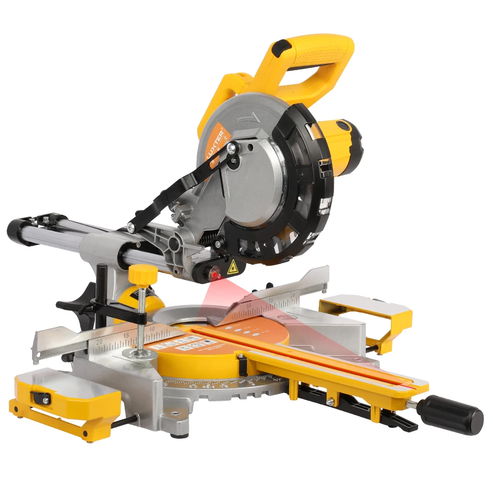 LUXTER-8inch-210mm-Sliding-Miter-Saw-Single-Bevel-With-Laser-LED-Light ...