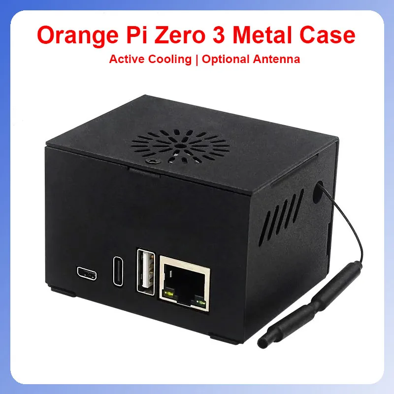 Orange-Pi-Zero-3-Metal-Case-Metal-Case-with-Antenna-Optional-Fan ...