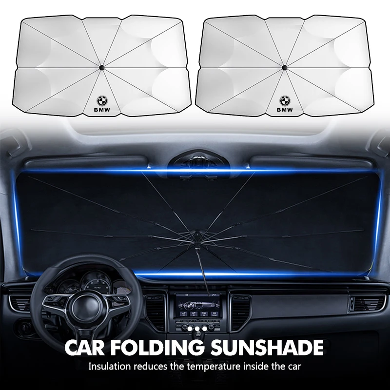 Car Sunshade Umbrella Front Windshield Folding Parasol Sunscreen ...