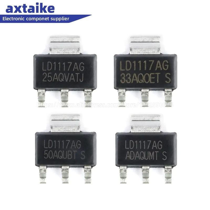 20PCS LD1117AG LD1117 ADJ LD1117 5.0 LD1117 3.3 LD1117 2.5 SOT 223 낮은 ...