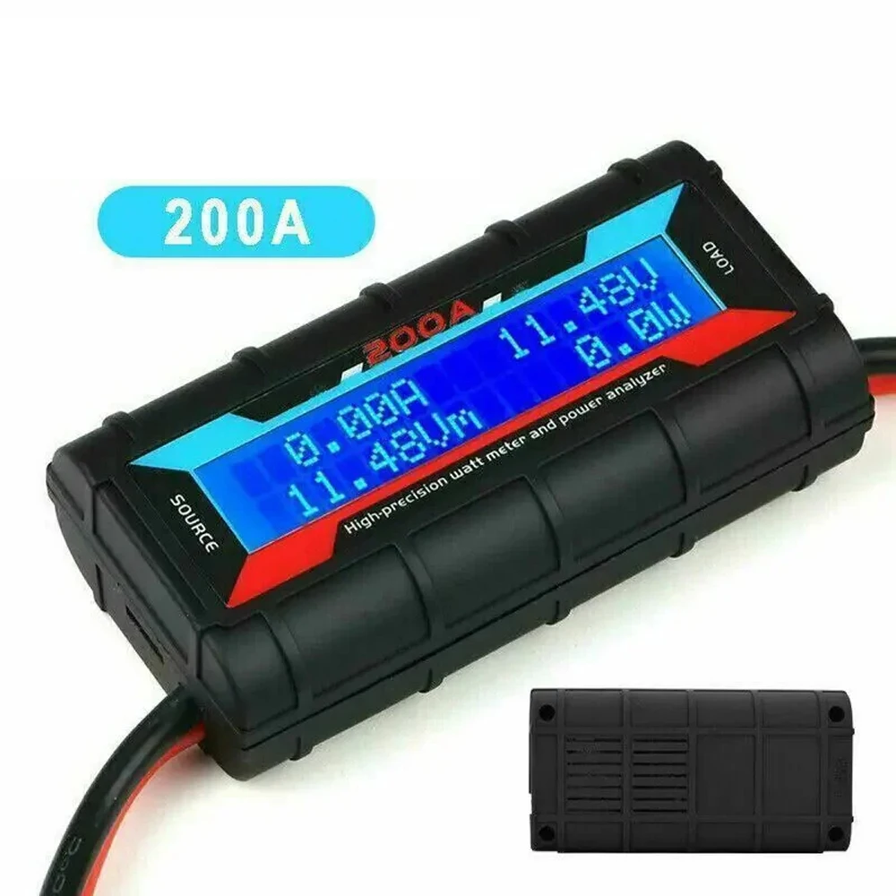 LCD-200A-60V-Digital-Wireless-Battery-Tester-Watt-Meter-Power-Volt-Amp ...