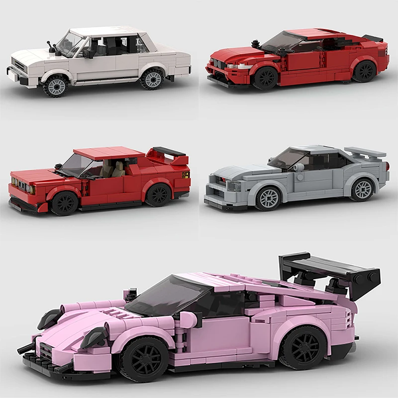 MOC-Speed-Champions-Games-Sports-Super-Car-model-Building-Blocks-DIY ...