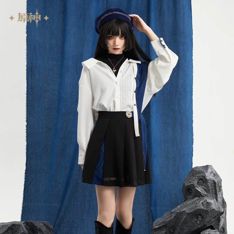 Official Genuine MiHoYo Game Genshin Impact Wanderer Skirt Shirt Wide ...