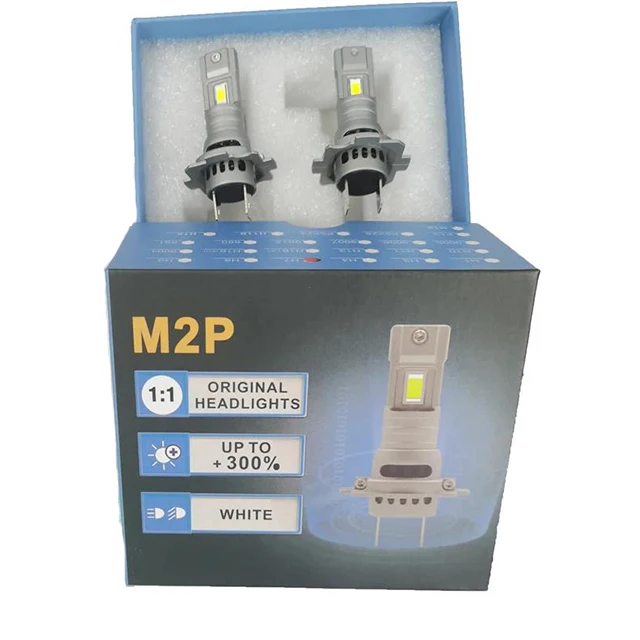 2 шт.M2P H7 Светодиодные фары 6500K H11 H8 Противотуманные фары 9005 ...