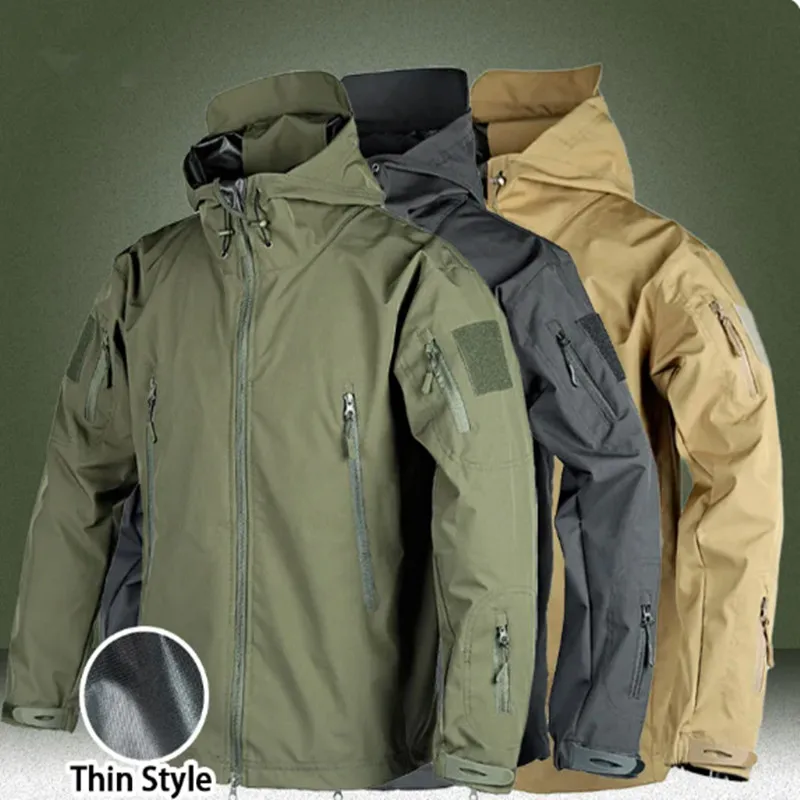 Waterproof-Tactical-Jacket-Men-Spring-Autumn-Multi-pocket-Wear-resistant-Windbreaker-Coat-Shark ...