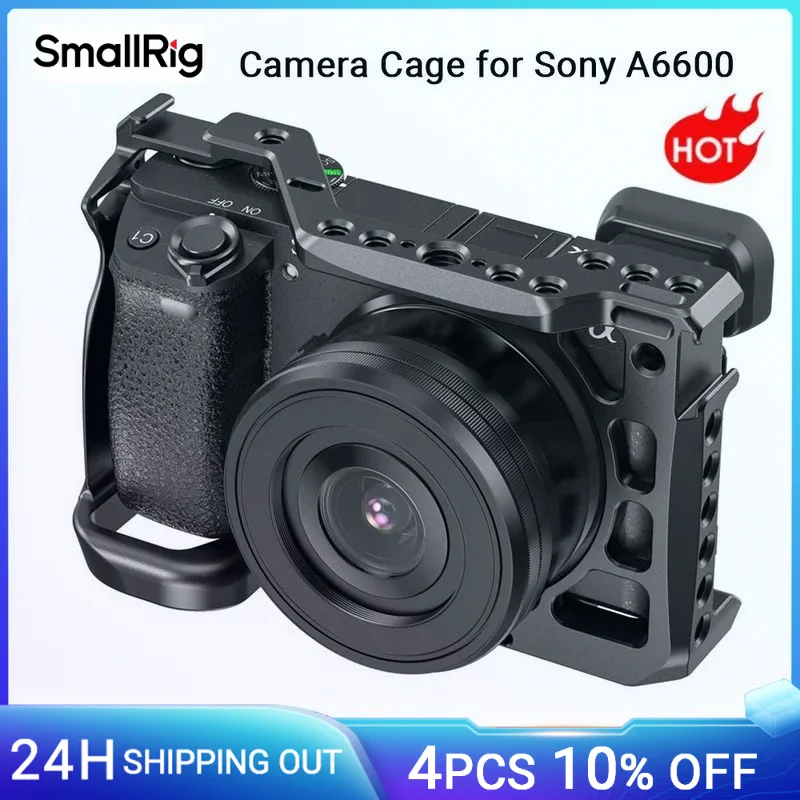 SmallRig-A6600-Camera-Cage-for-Sony-A6600-Dslr-Cage-With-Cold-Shoe-and ...