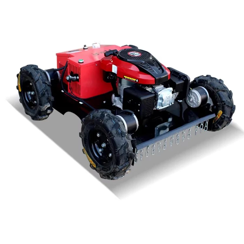 550mm-Crawler-Remote-Control-Lawn-Mower-With-Snow-Shovel ...