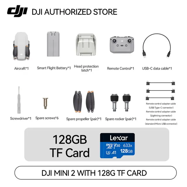 DJI Mini 2 Drone Quadcopter Less Than 249g 31Minutes Flight Time 10km ...