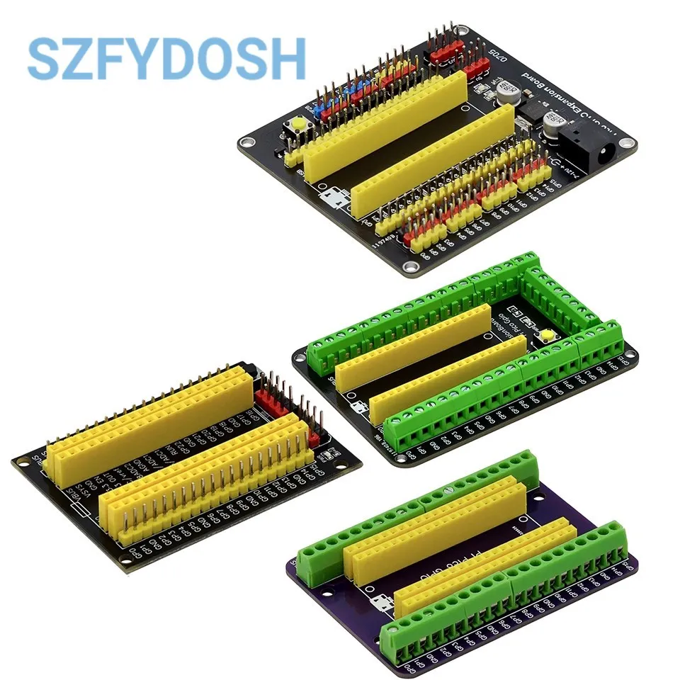 Expansion Board GPIO Breakout Extension Adapter Onboard Male and Female ...